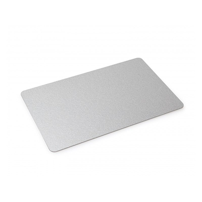 Silver Metallic Plastic Cards - 100 Pack - PMC Technology