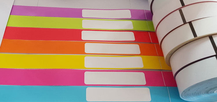 White PMC Brenmoor Wristband Roll 275 - PMC Technology