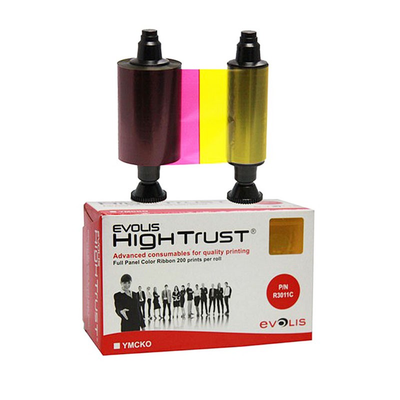 Dualys YMCKO-K Colour Ribbon (200 Prints) - PMC Technology