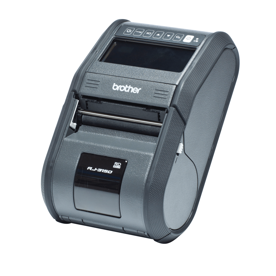 Brother Rugged Jet RJ3150 Direct Thermal Mobile Printer + Wireless ...